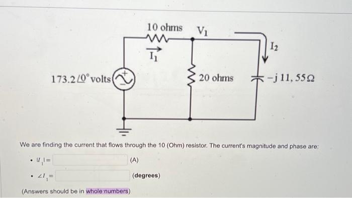Solved We are finding the current that flows through the 10( | Chegg.com