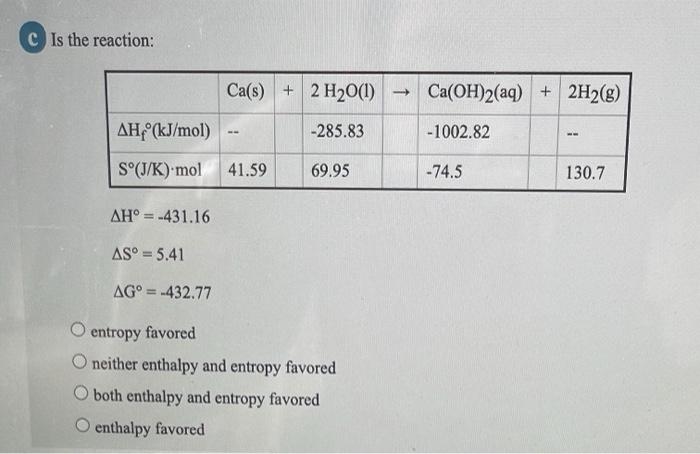 Solved Without doing a calculation, predict whether the | Chegg.com