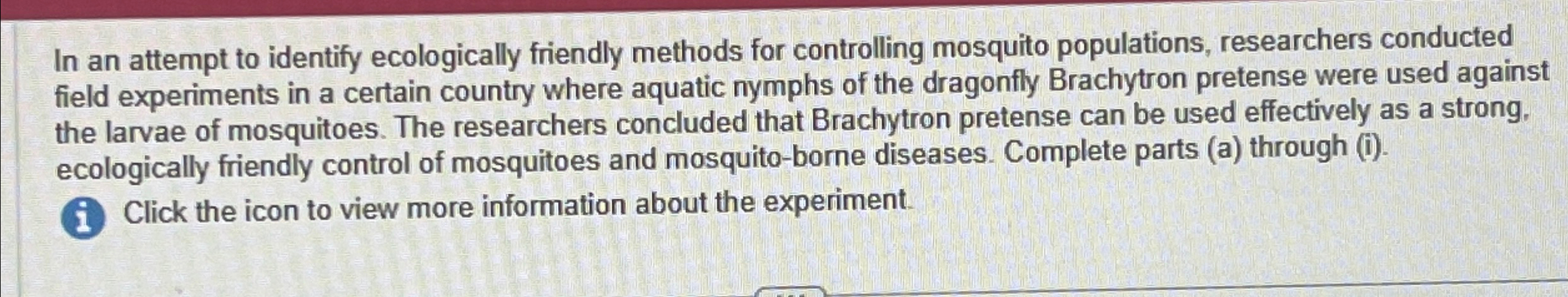 Solved In an attempt to identify ecologically friendly | Chegg.com