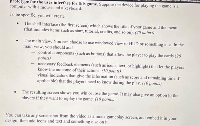 Solved topic is game development please I need help with | Chegg.com
