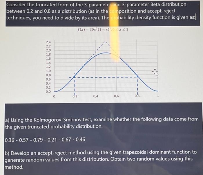 Solved Consider the truncated form of the 3-parameter and | Chegg.com