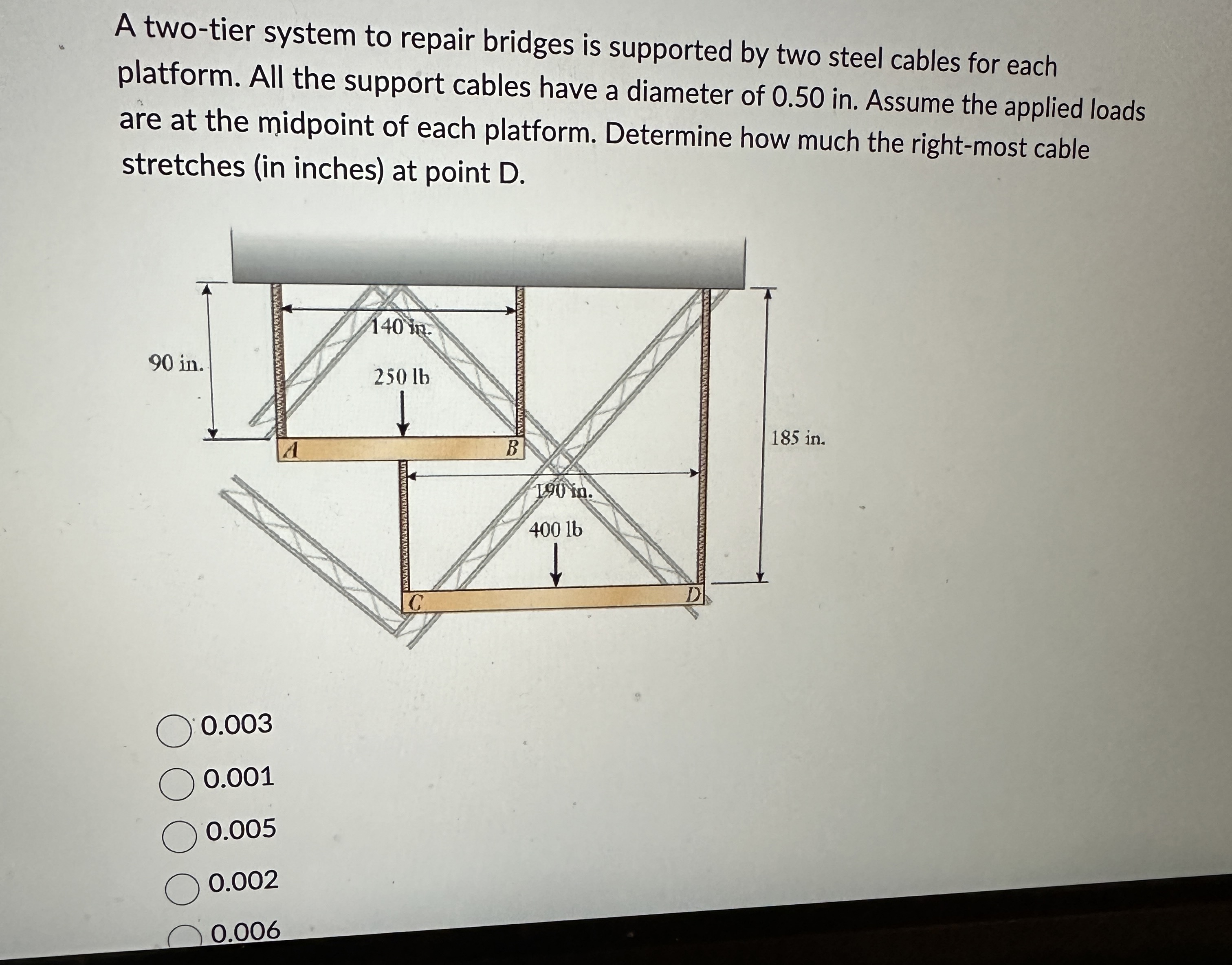 Solved A two-tier system to repair bridges is supported by | Chegg.com