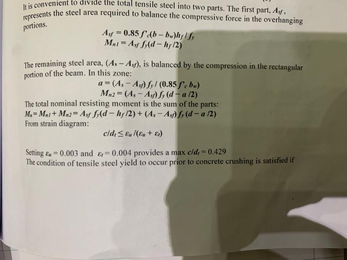 Solved Use ACI 318m-19 , please solve it in full detail and | Chegg.com