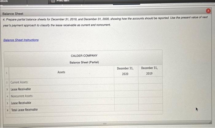 Solved Calder Company, the lessor, enters into a lease with | Chegg.com