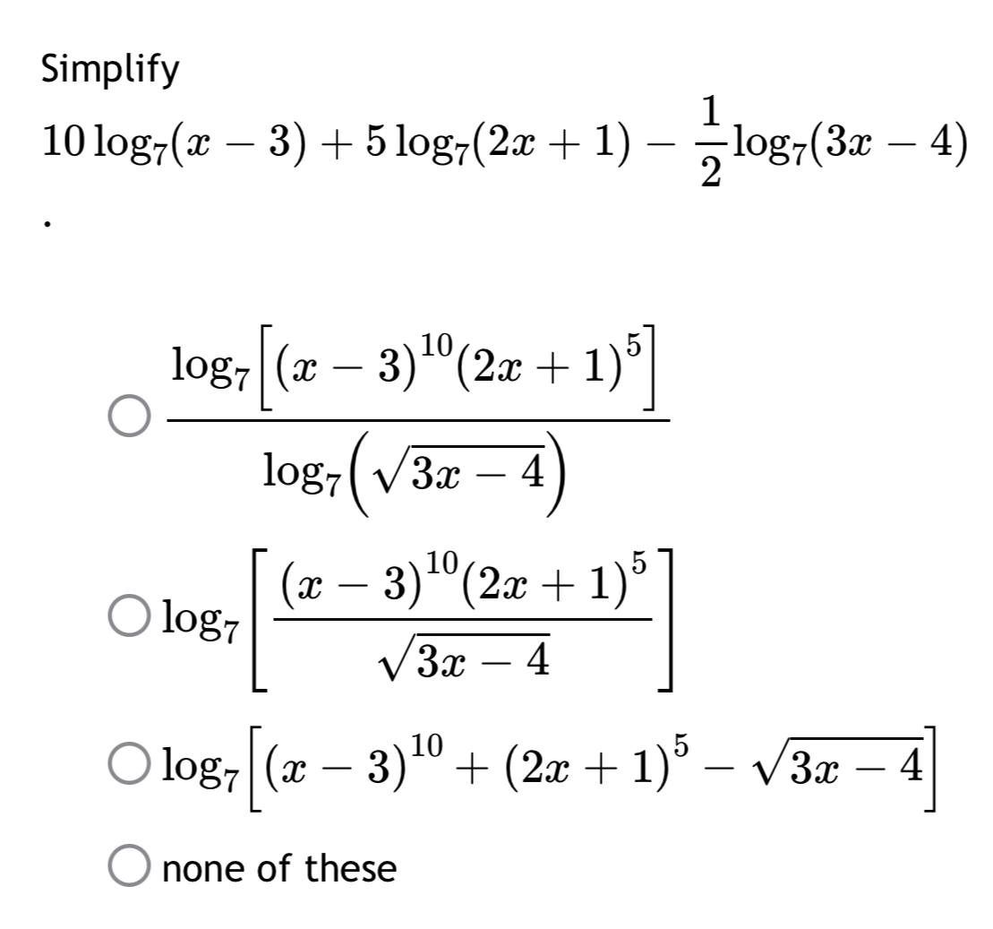 Solved Simplify | Chegg.com