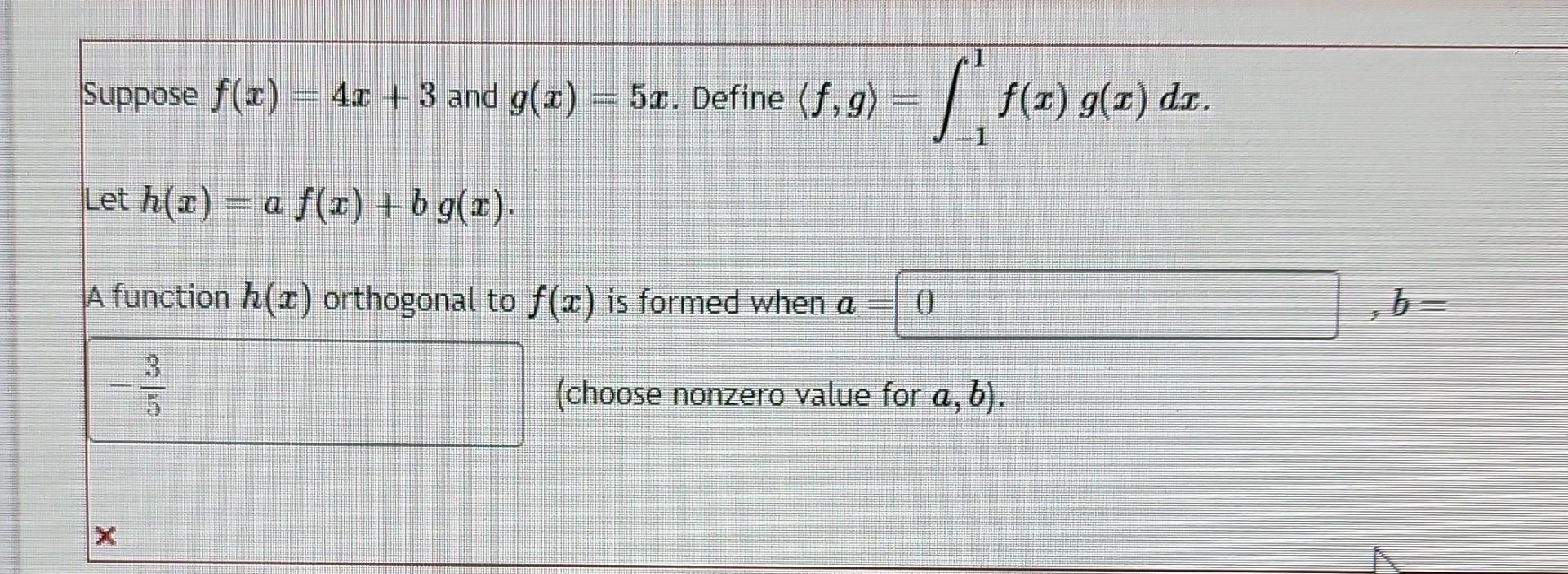 Solved Suppose f(x)=4x+3 and g(x)=5x. Define | Chegg.com