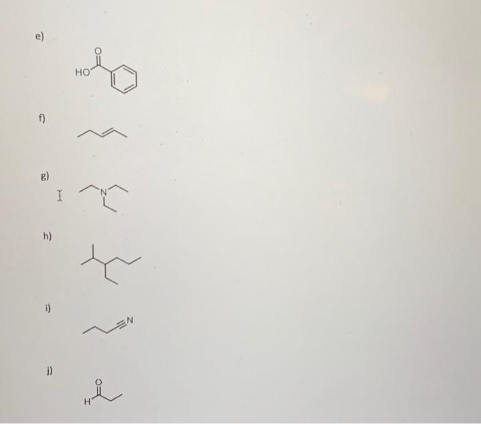 2. Name these molecules, identify the functional | Chegg.com