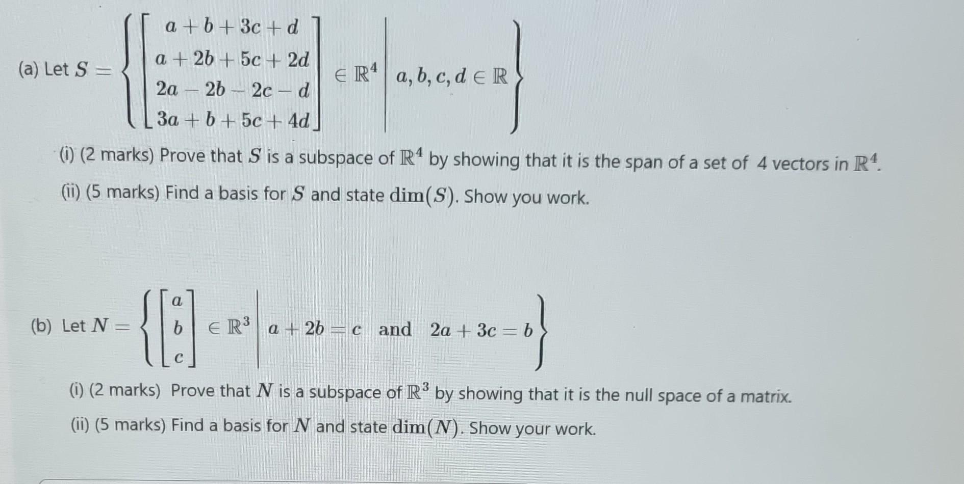 Solved (a) Let | Chegg.com