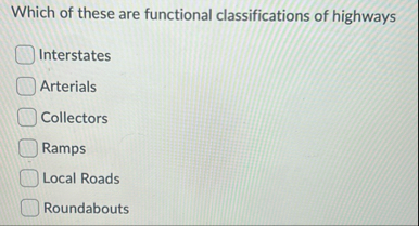 Solved Which of these are functional classifications of | Chegg.com