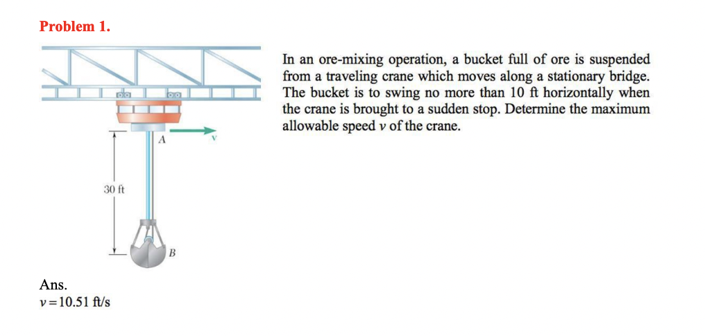 Solved In an ore-mixing operation, a bucket full of ore is | Chegg.com