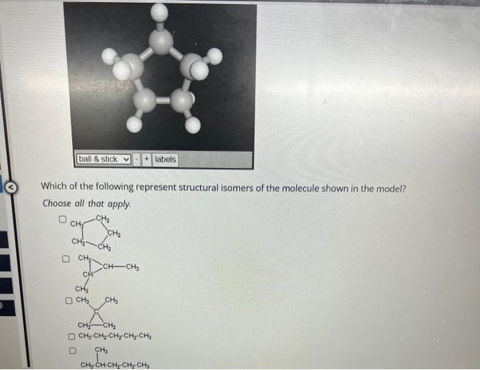 Solved Which of the following represent structural isomers | Chegg.com