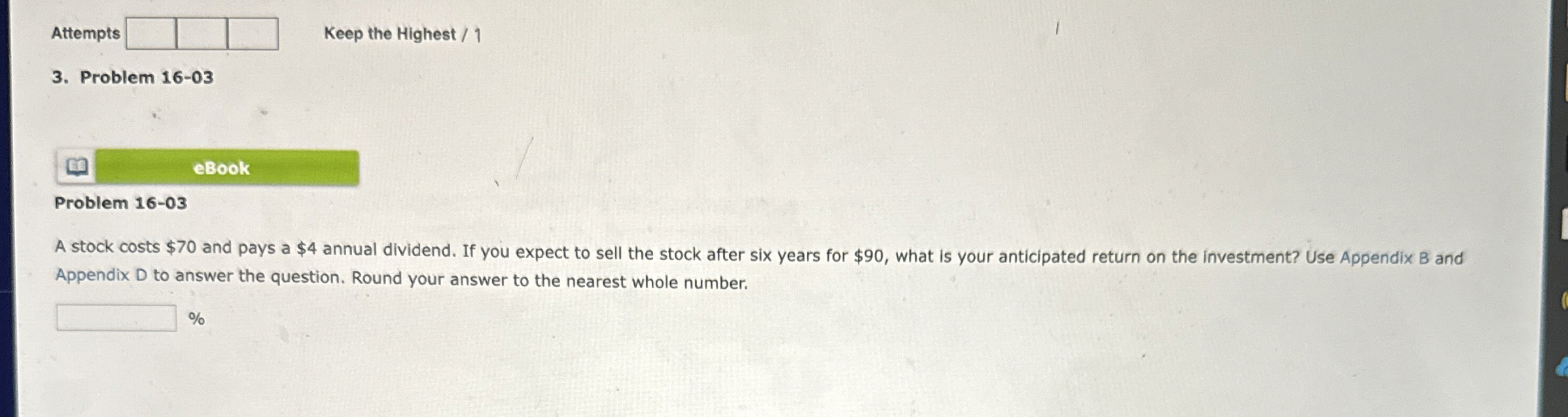 Solved Attempts ﻿Keep the Highest / 13. ﻿Problem | Chegg.com