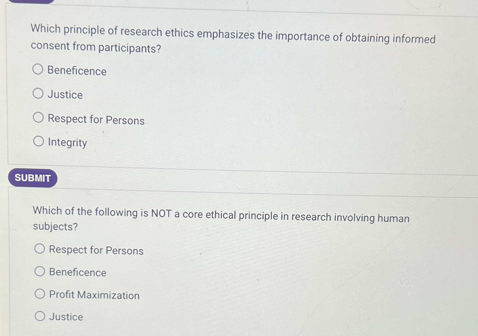 Solved Which principle of research ethics emphasizes the | Chegg.com
