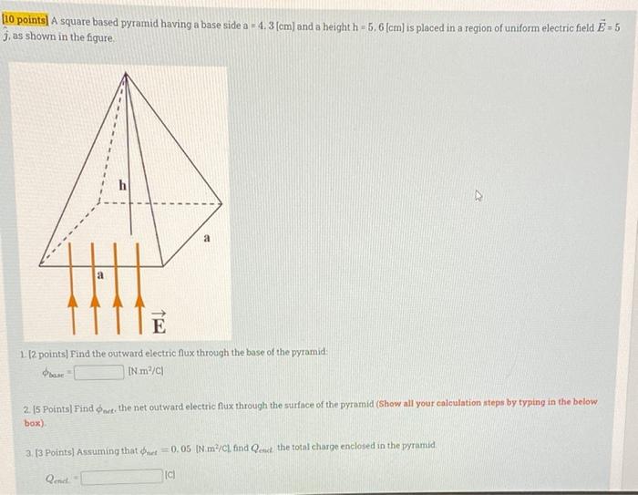 Solved 20 points] A single isolated point charge is carrying | Chegg.com
