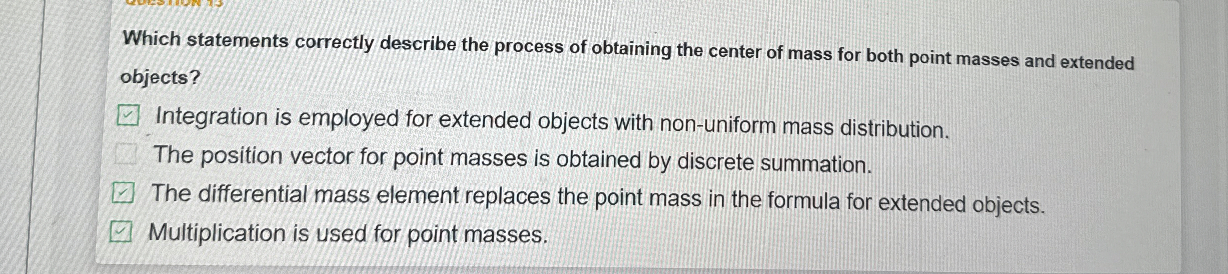 Solved Which statements correctly describe the process of | Chegg.com