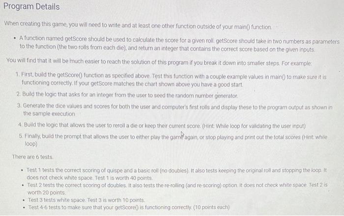 Solved The goal of this lab is to write a program that | Chegg.com