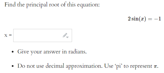 Solved Find the principal root of this | Chegg.com