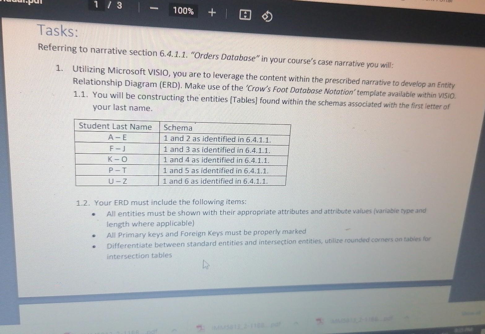 Solved Referring to narrative section 6.4.1.1. "Orders | Chegg.com