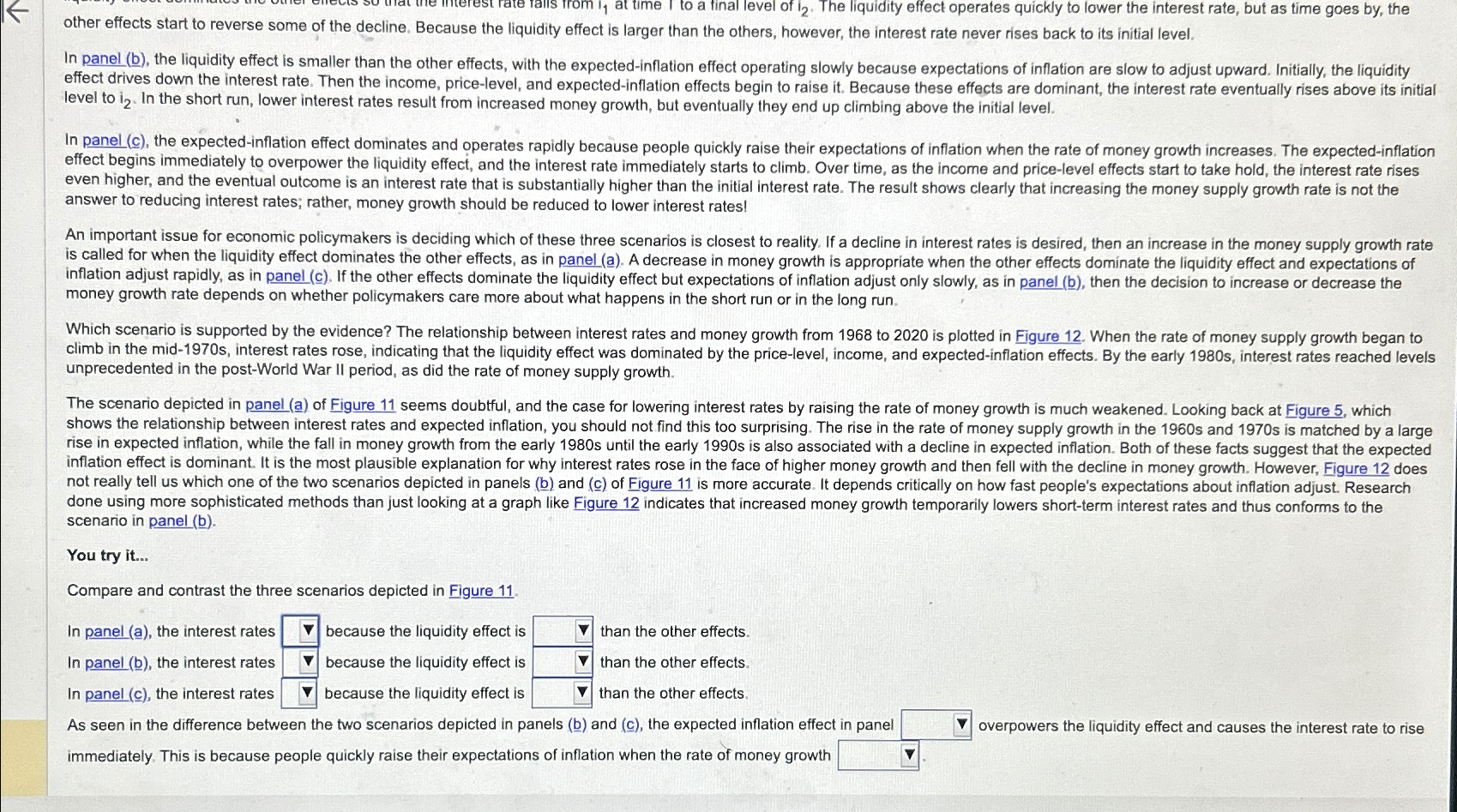 Solved other effects start to reverse some of the decline. | Chegg.com