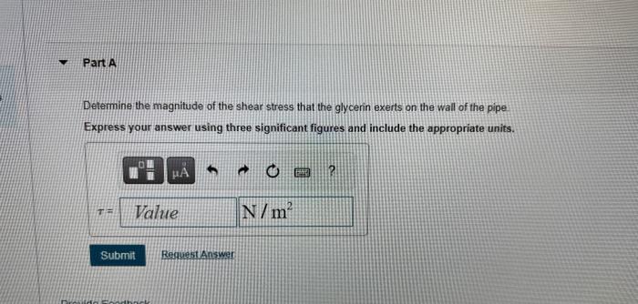 Solved Glycerin flows through a 50-mm-diameter horizontal | Chegg.com