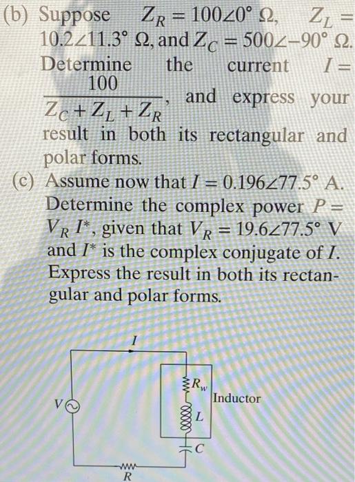 Solved All inductors have an internal winding resistance Rw, | Chegg.com