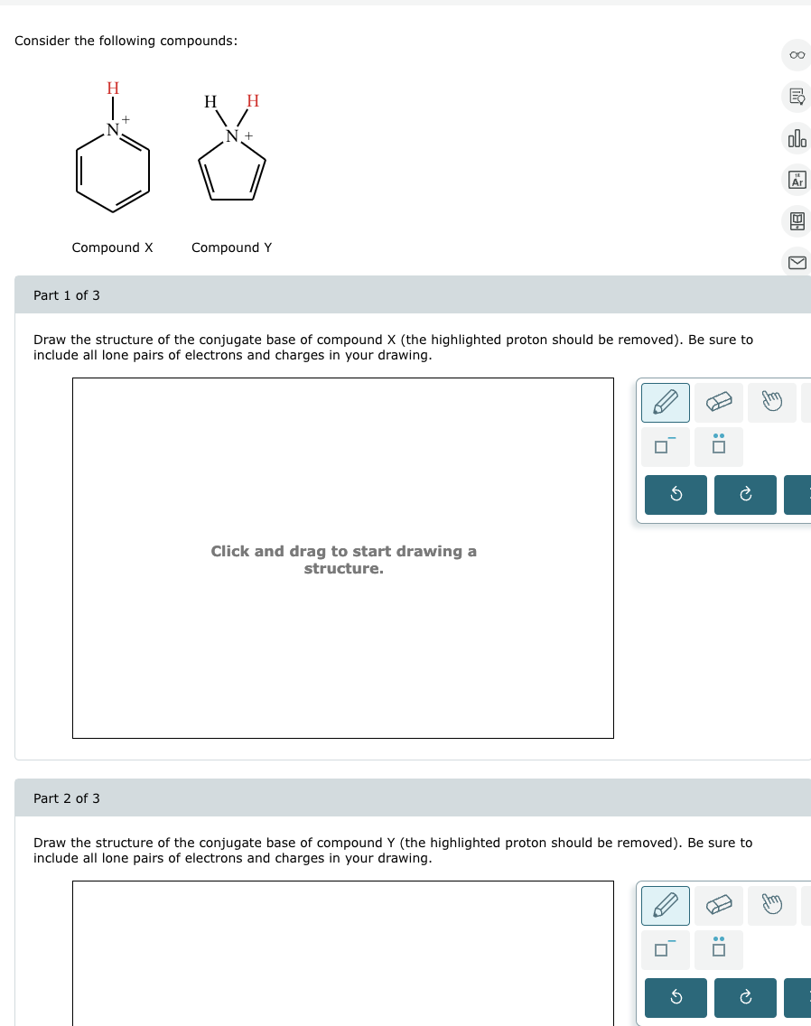 Solved Consider the following compounds:Compound x, | Chegg.com