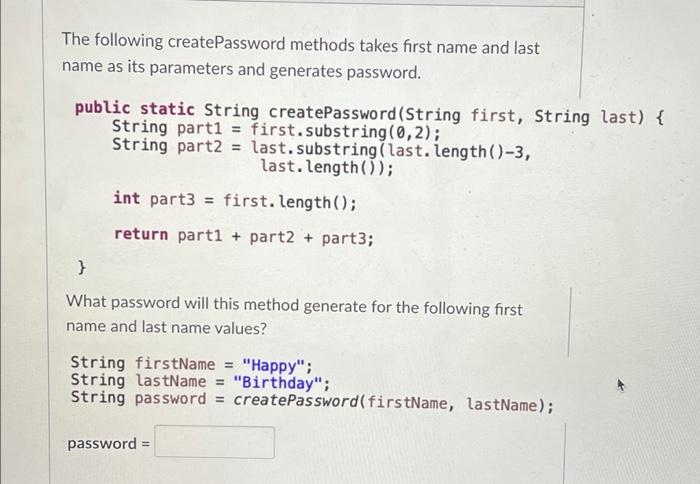 Solved Question 21 Determine the output from the following | Chegg.com