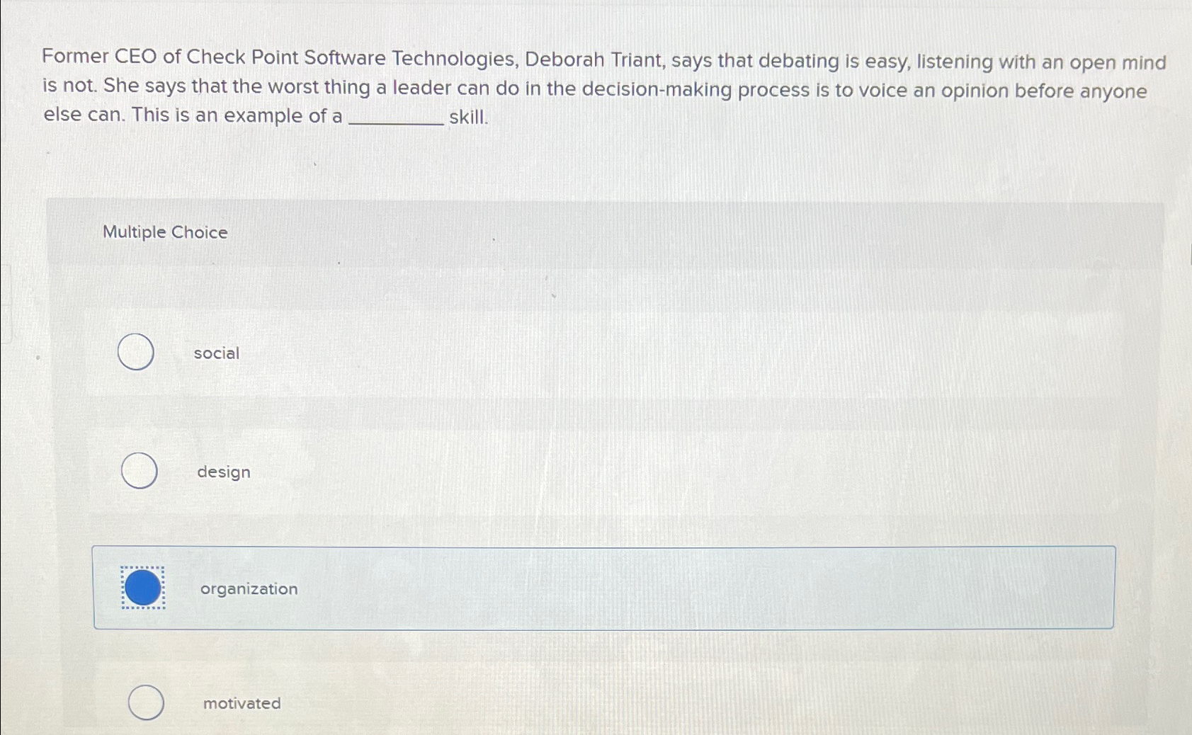 Solved Former CEO of Check Point Software Technologies, | Chegg.com