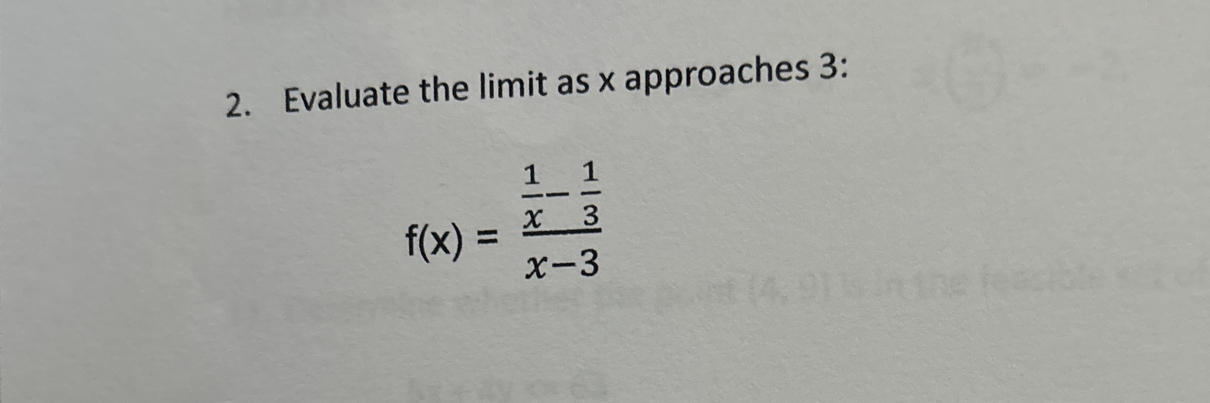 Solved How to solve Evaluate the limit as x ﻿approaches | Chegg.com