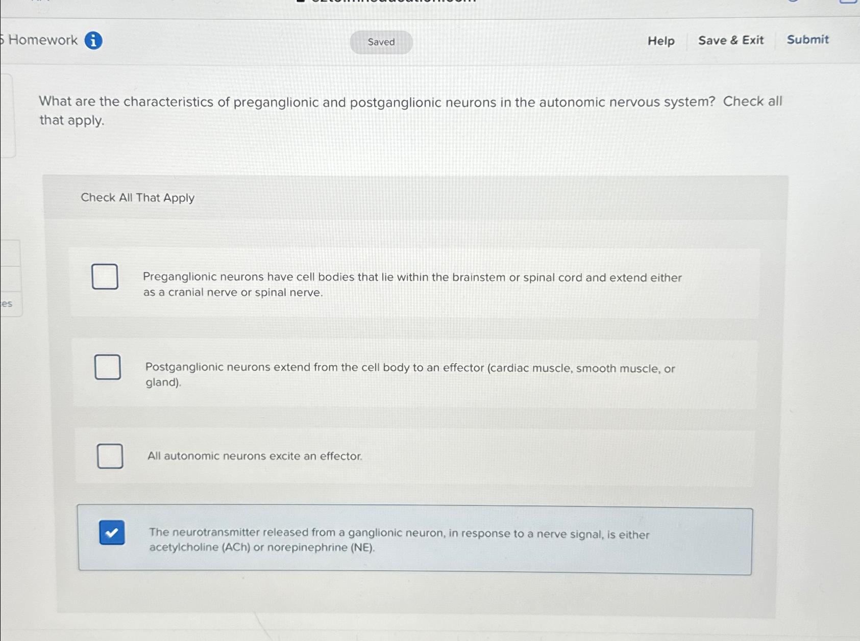 Solved Homework iHelpSave & ExitSubmitWhat are the | Chegg.com