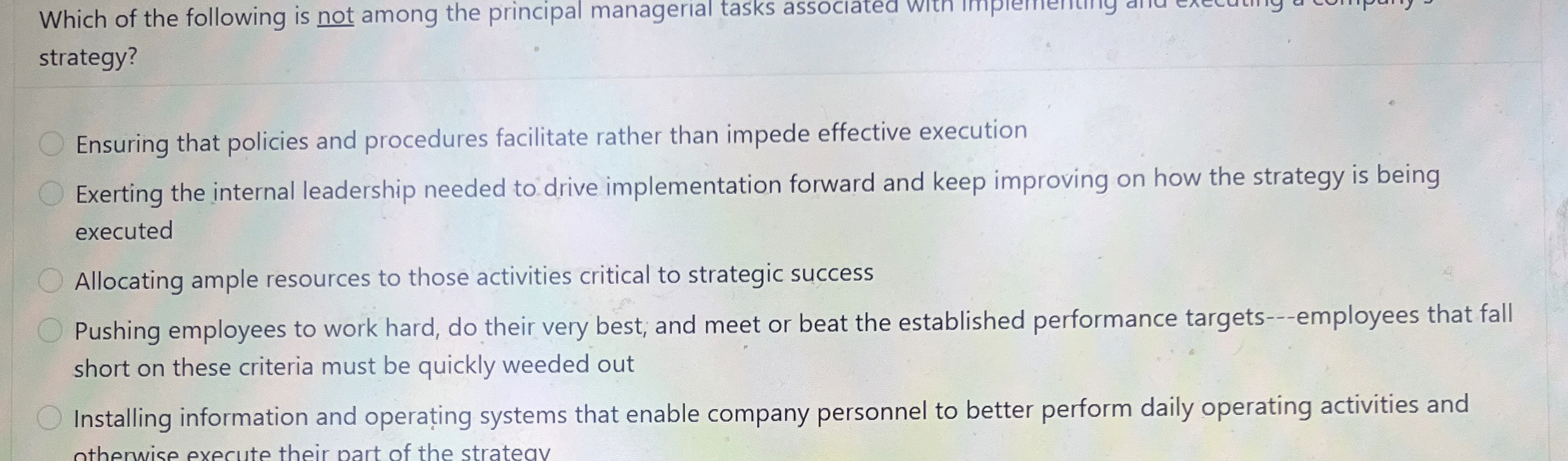 Solved Which of the following is not among the principal | Chegg.com