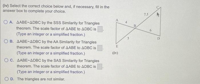 Solved Determine whether the following pairs of triangles, | Chegg.com