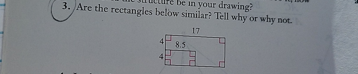 Solved sulure be in your drawing?Are the rectangles below | Chegg.com