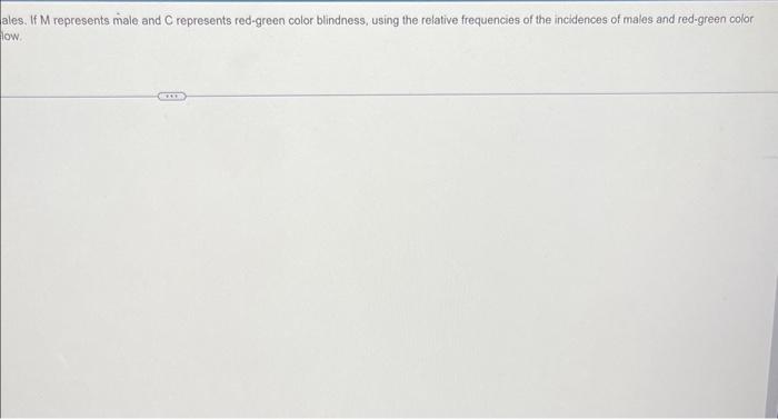 Solved Color blindness is an inherited characteristic that | Chegg.com