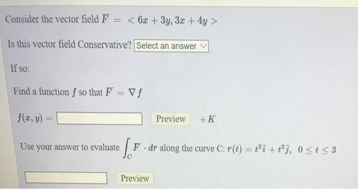 Solved Consider the vector field F = Is | Chegg.com