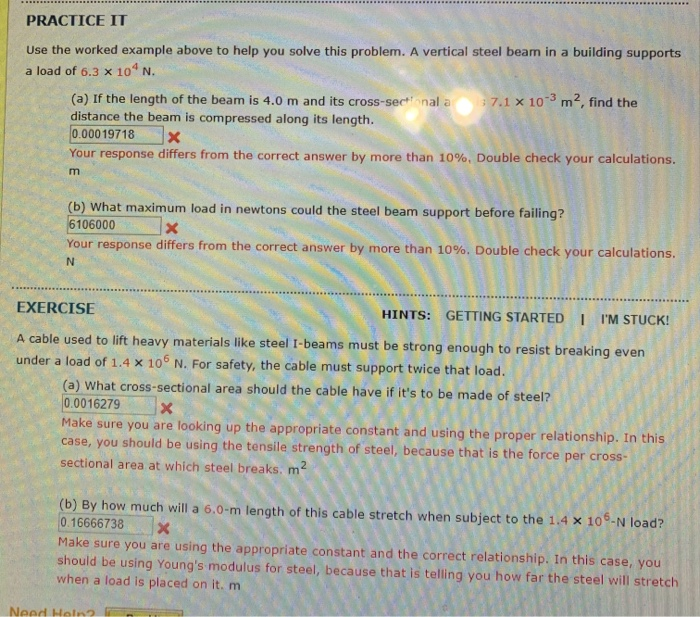 Solved PRACTICE IT Use the worked example above to help you | Chegg.com