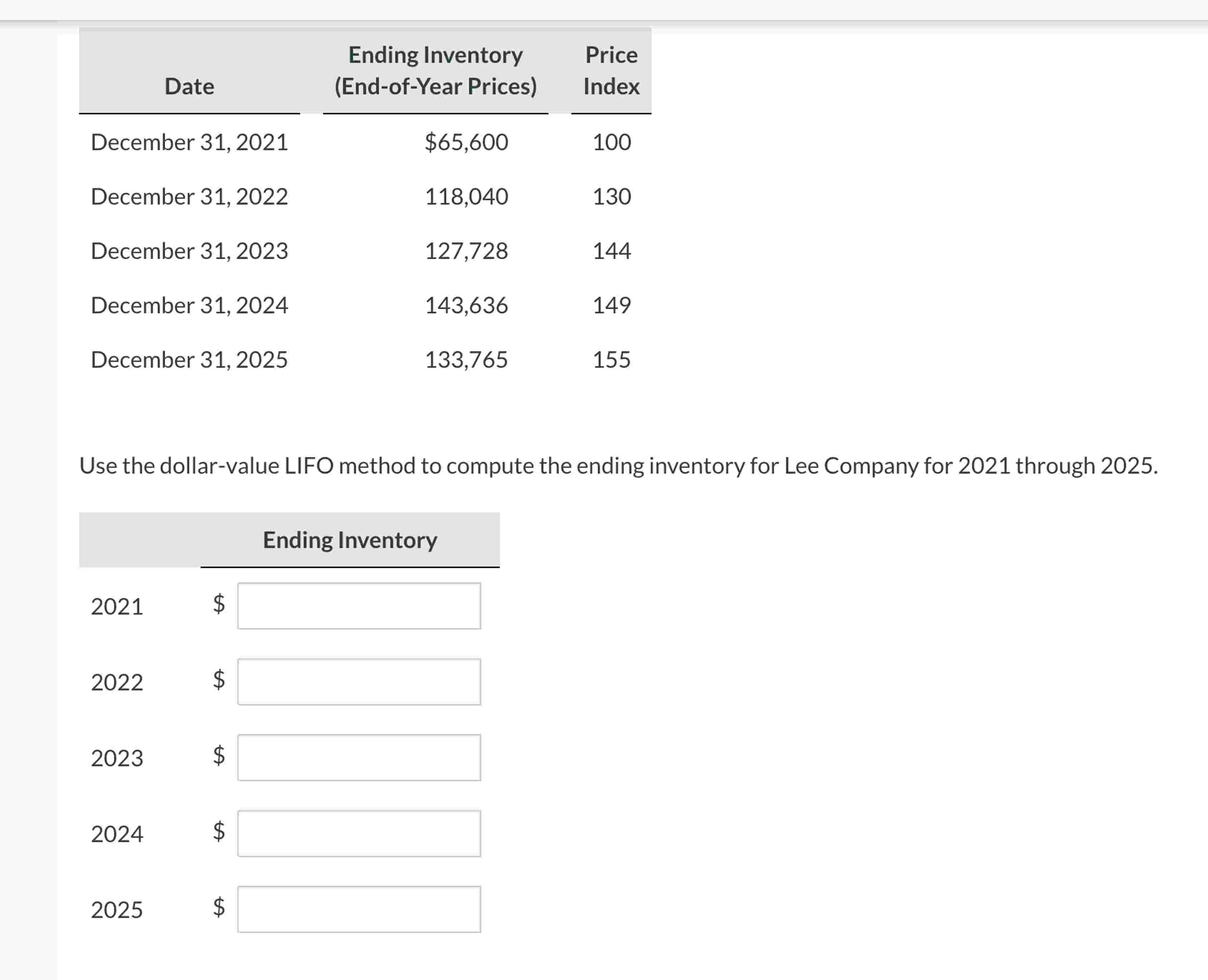 Solved Use the dollar-value LIFO method to compute the | Chegg.com