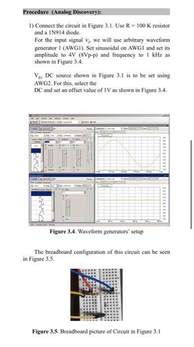 Solved Equipment: - Analog Discovery Design Kit (module) - | Chegg.com