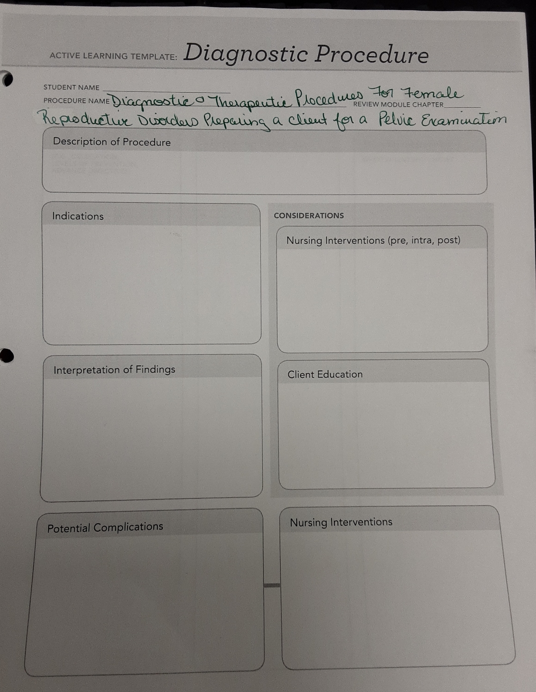 Solved ACTIVE LEARNING TEMPLATE:Diagnostic | Chegg.com