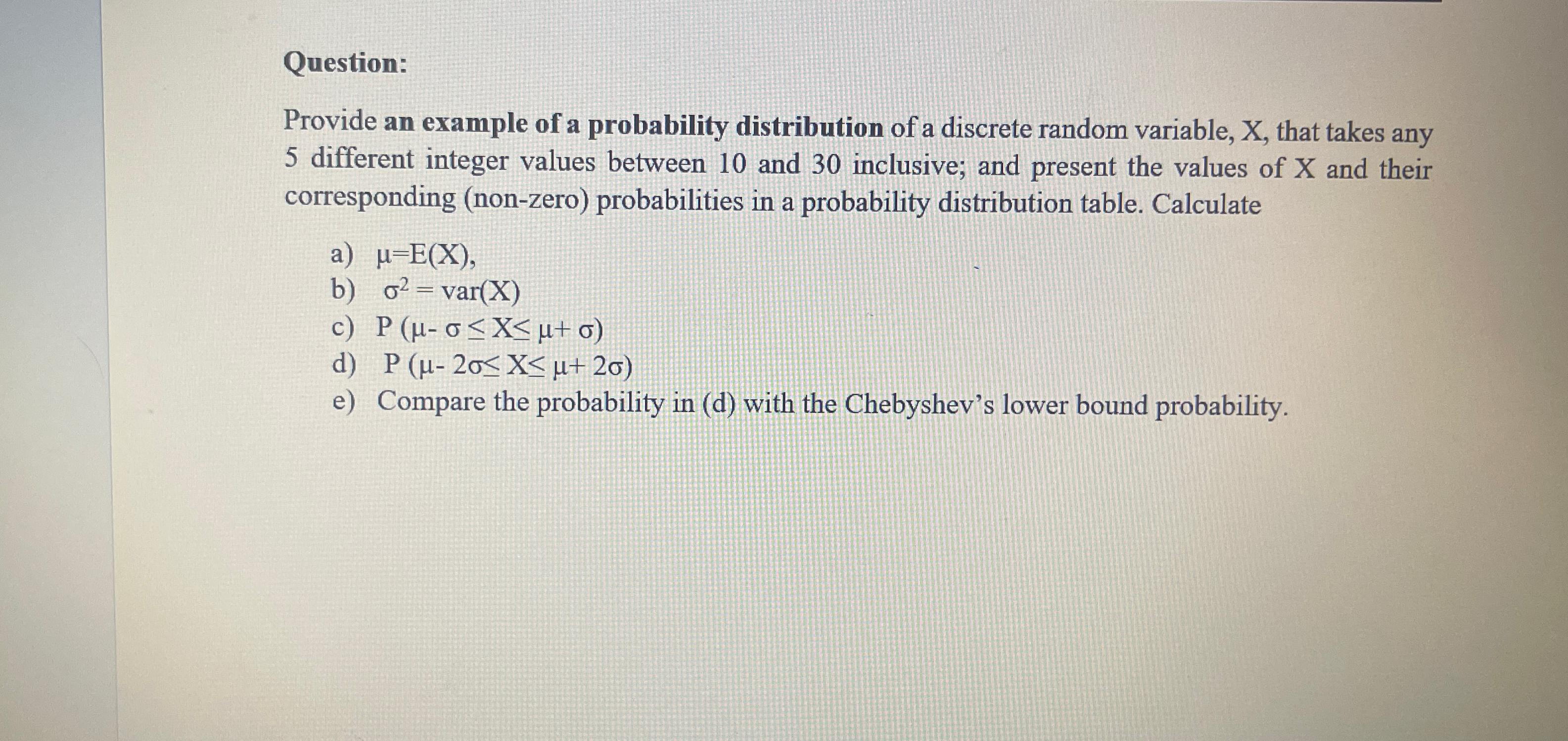 Solved Question:Provide an example of a probability | Chegg.com