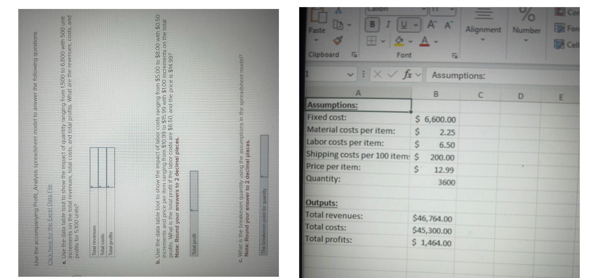Solved Step by step excel work. | Chegg.com