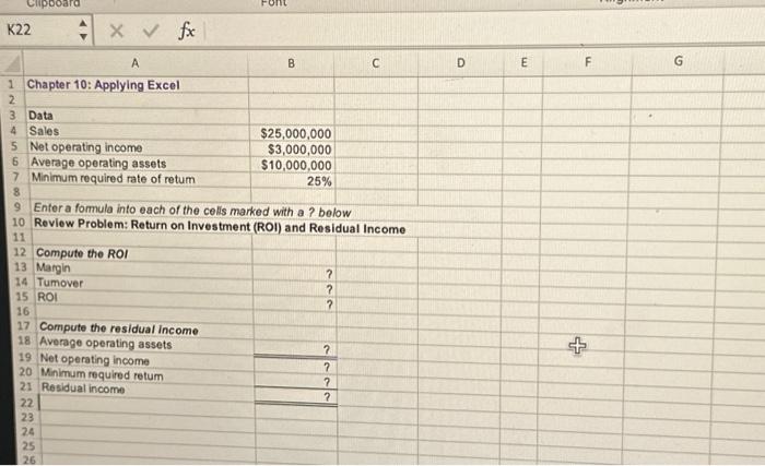 Solved Chapter 10: Applying Excel [LO10-1, LO10-2] The | Chegg.com