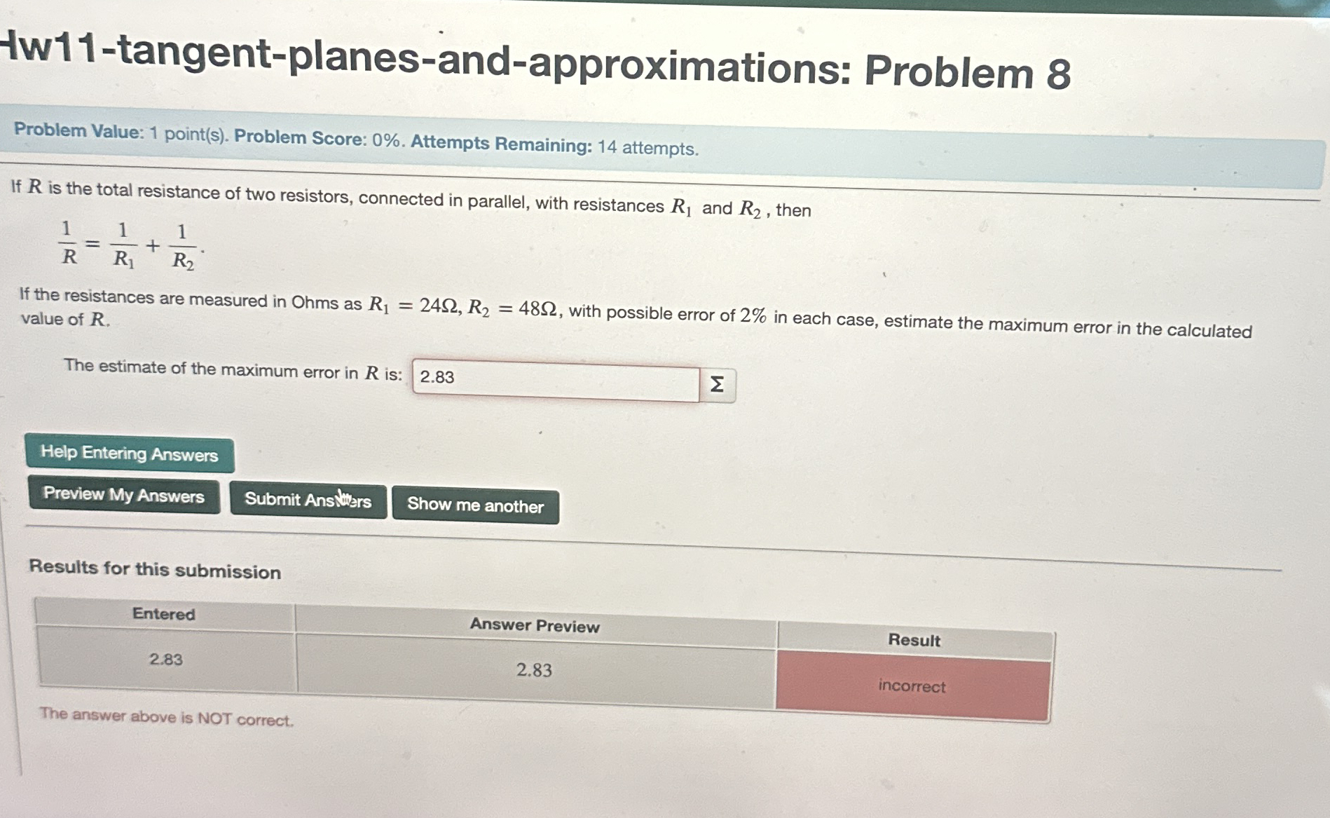Hw11-tangent-planes-and-approximations: Problem | Chegg.com