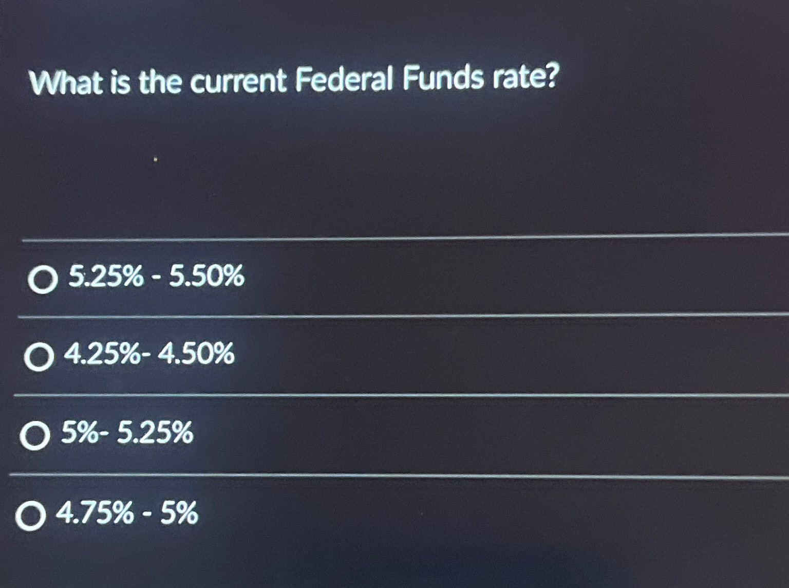 Solved What is the current Federal Funds | Chegg.com