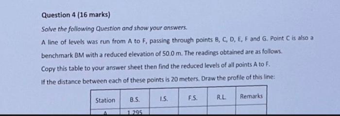 Solved Question 4 (16 marks) Solve the following Question | Chegg.com