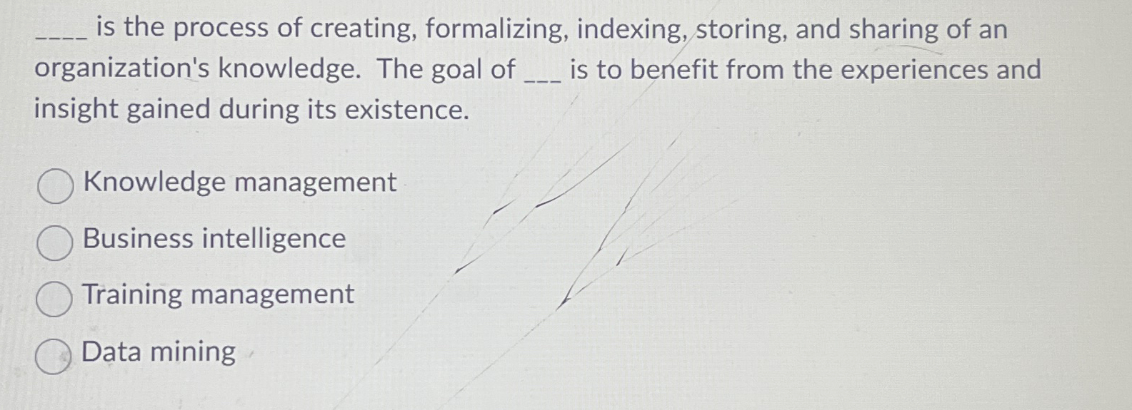 Solved is the process of creating, formalizing, indexing, | Chegg.com Solved is the process of creating, formalizing, indexing, | Chegg.com