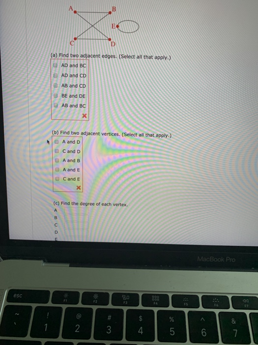 Solved Do the following. (a) Find two adjacent edges. | Chegg.com