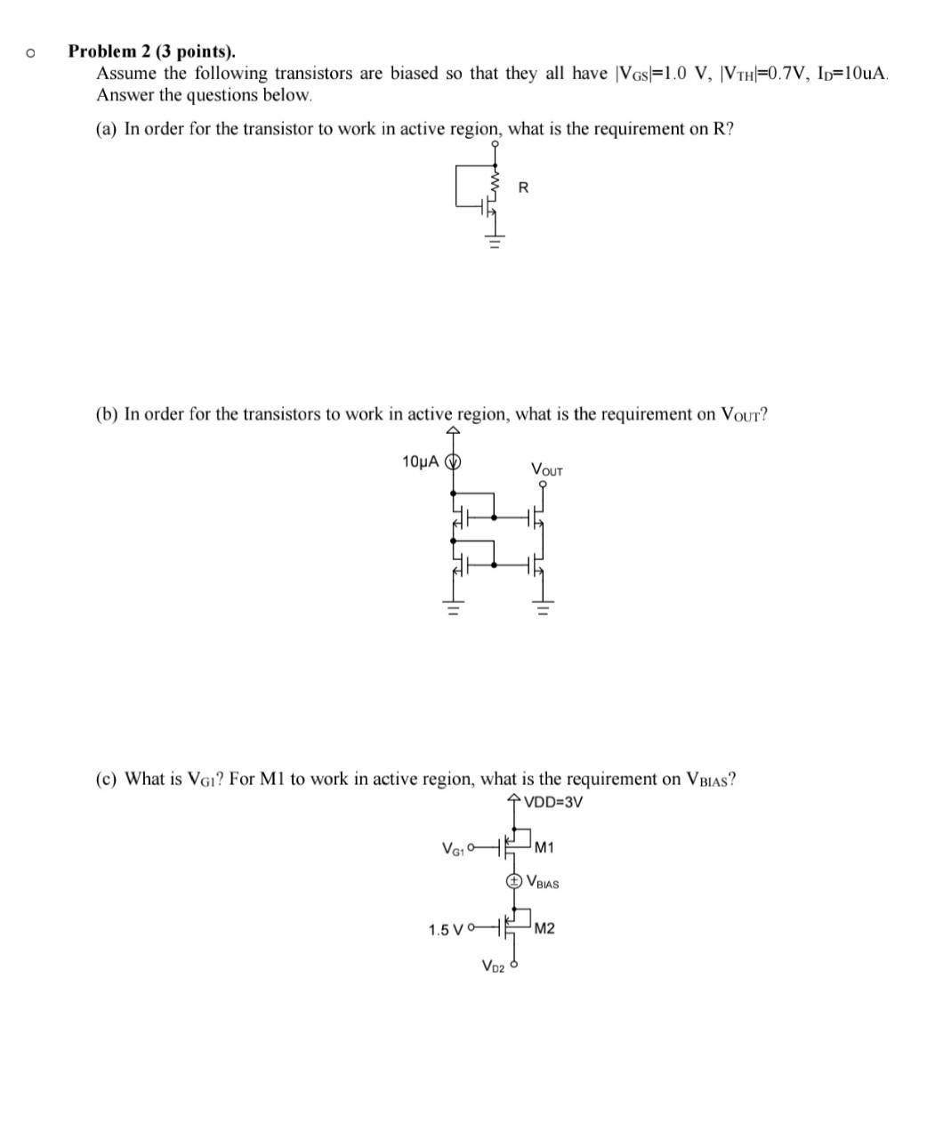 Solved Problem 2 ( 3 points). Assume the following | Chegg.com