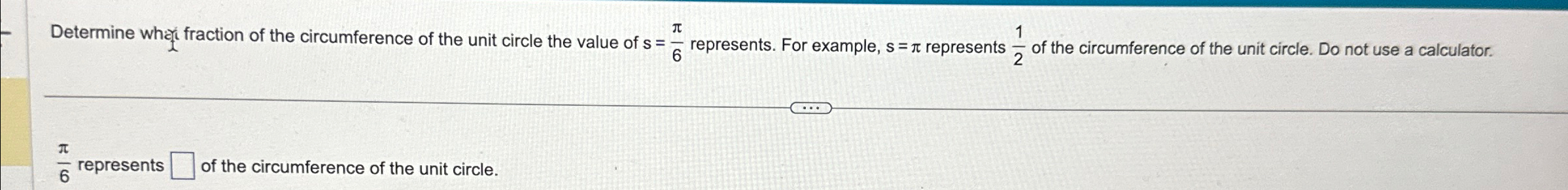 Solved Determine whrefi fraction of the circumference of the | Chegg.com