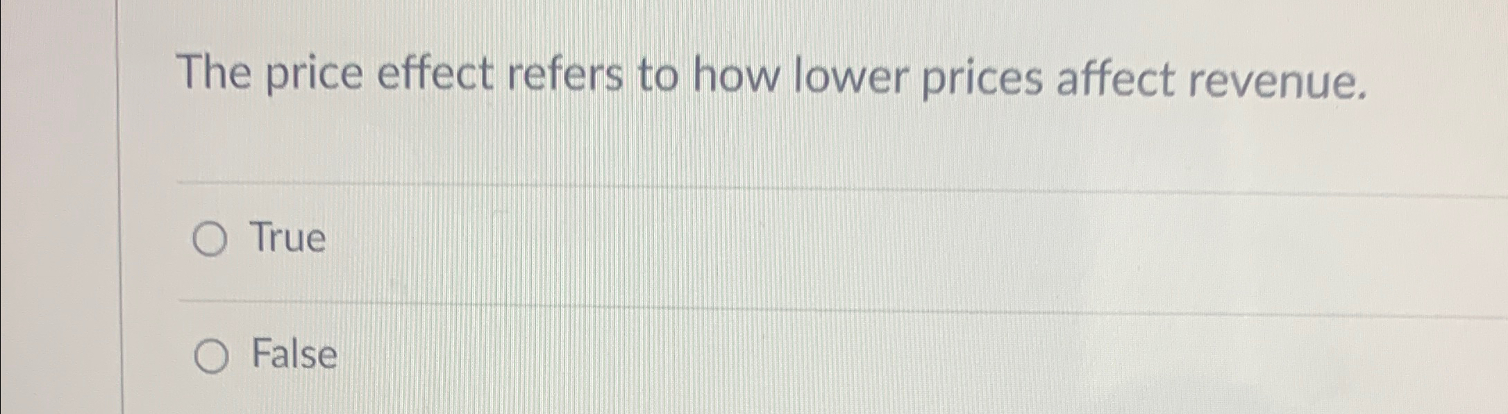 Solved The price effect refers to how lower prices affect | Chegg.com